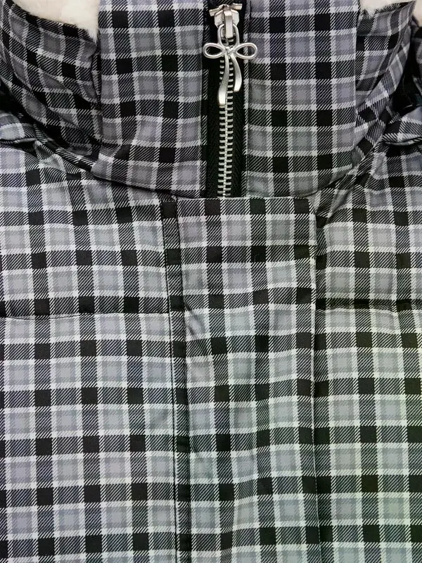 Hollister Plaid Hooded Jacket