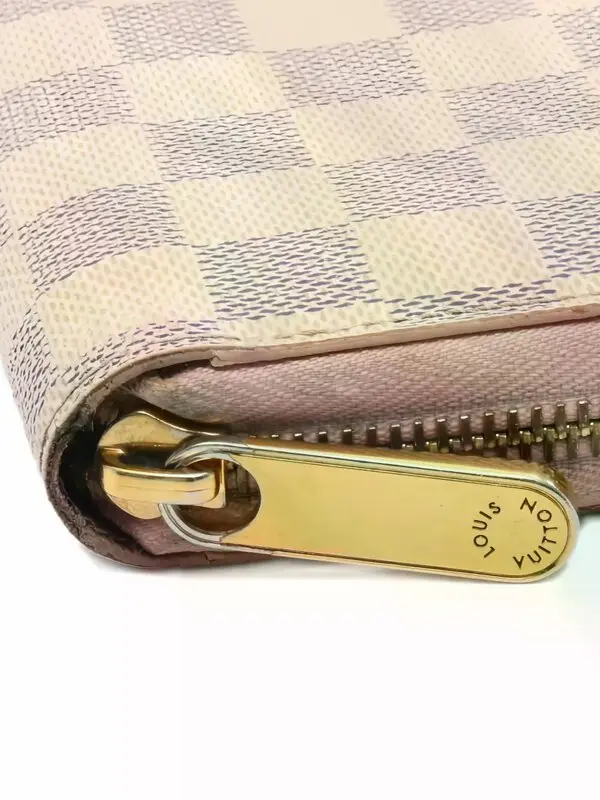 LOUIS VUITTON 2019 Zippy Damier Azur Wallet