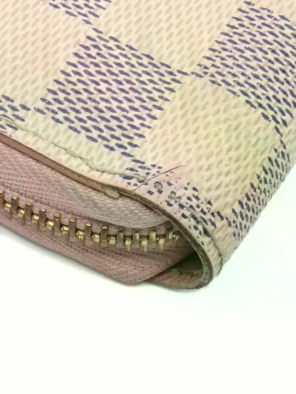 LOUIS VUITTON 2019 Zippy Damier Azur Wallet