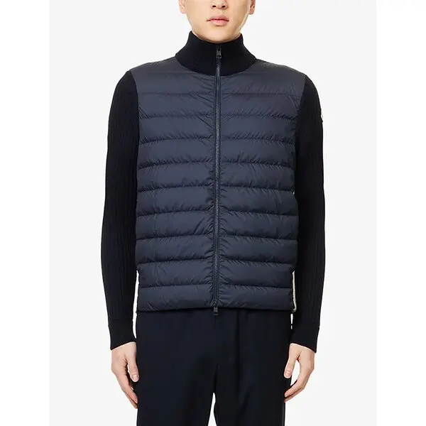 Moncler Shell-down Cardigan - Blue