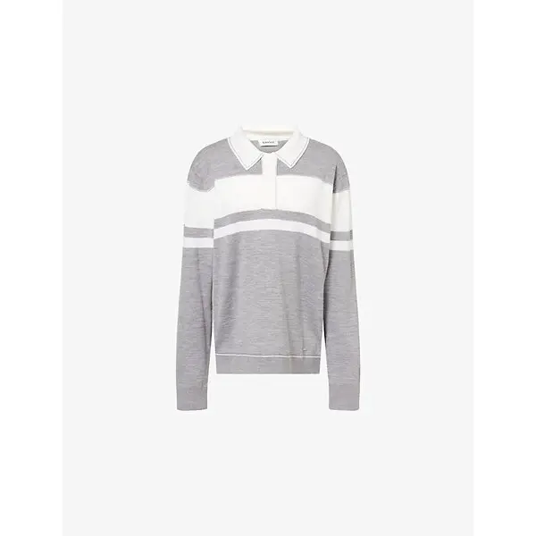 Simkhai Louis Striped Wool Jumper