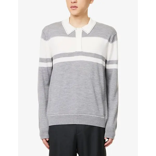 Simkhai Louis Striped Wool Jumper