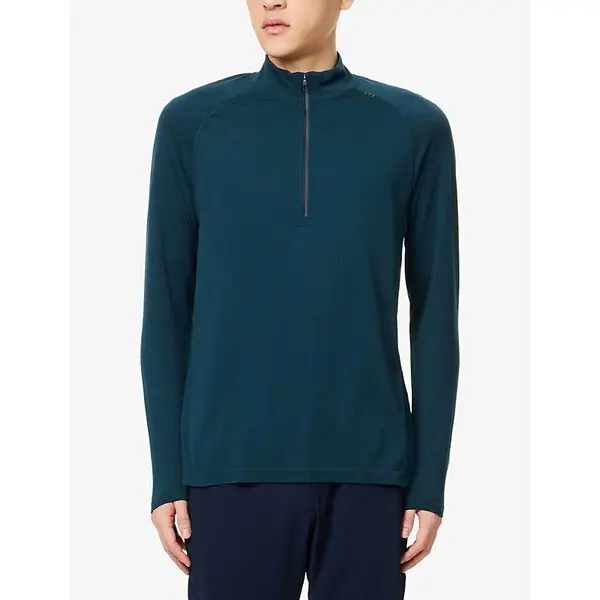 Lululemon Metal Vent Tech Half-zip Stretch-woven Top