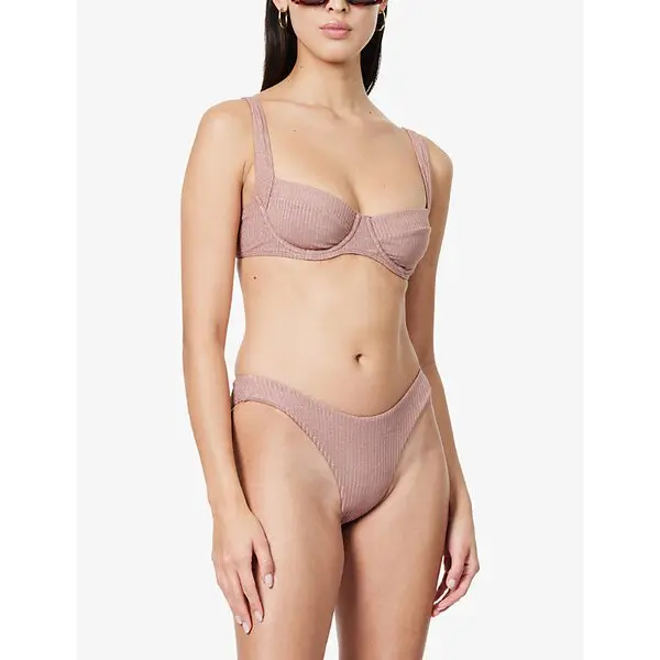 Monday Swimwear Sorrento Metallic Underwired Bikini Top