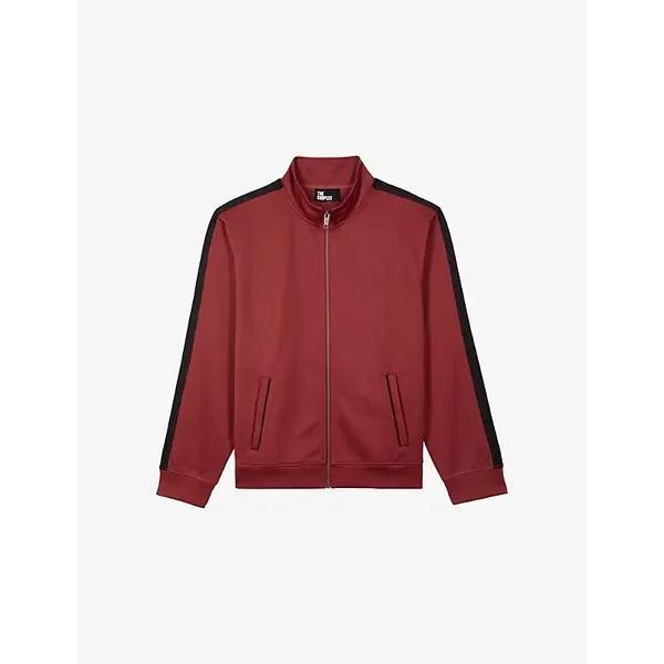 The Kooples Logo-embroidery Woven Track Jacket