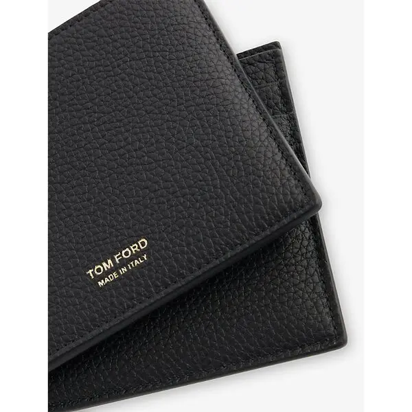 TOM FORD Line Billfold Leather Wallet
