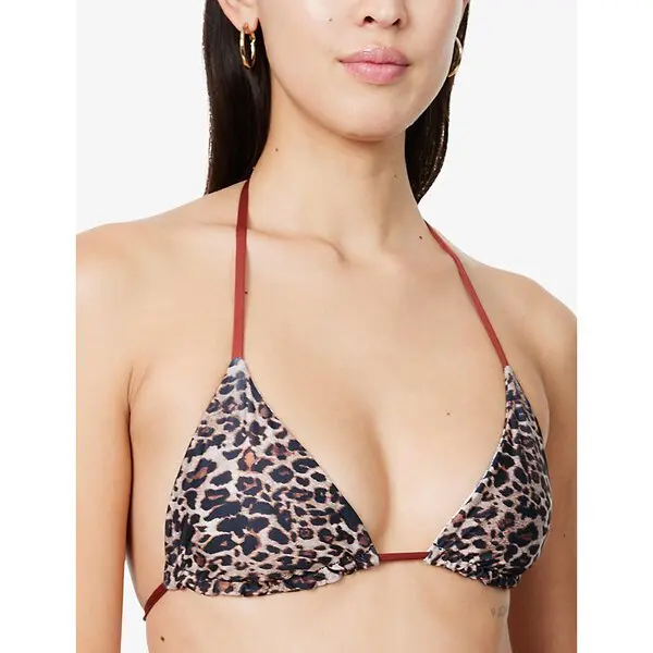 Agua Bendita Lolita Quilt Bikini Top - Multicolor