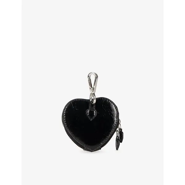 The Kooples Stud-embellished Leather Coin Purse