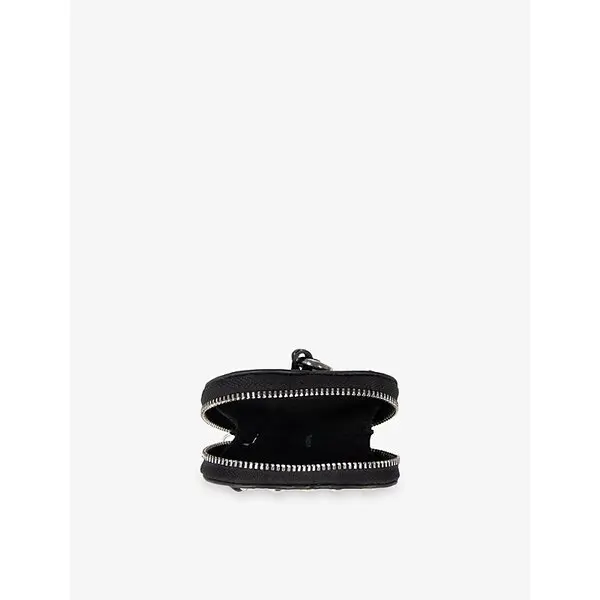The Kooples Stud-embellished Leather Coin Purse