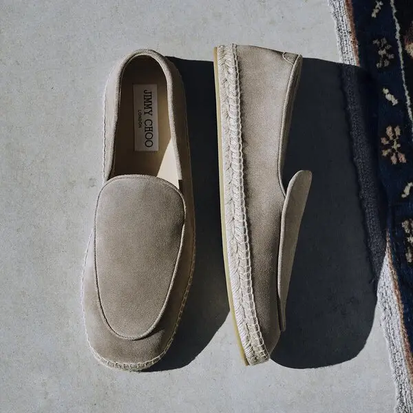JIMMY CHOO Shenton Espadrilles - Stone