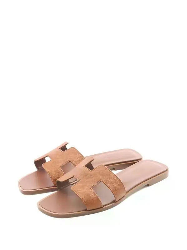 Hermès Oran Cut-out Mule Sandals