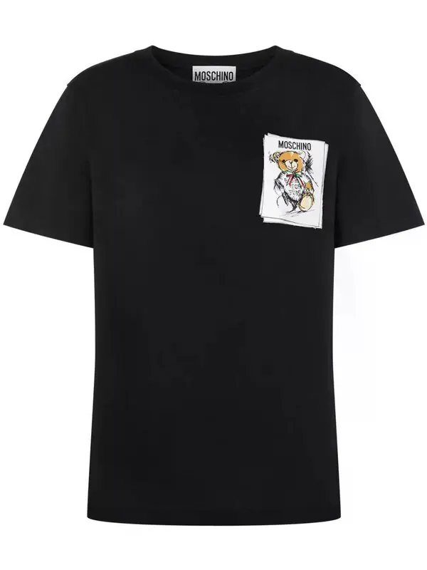 Moschino Teddy Bear-print Cotton T-shirt