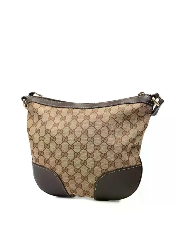 Gucci 2000-2015 Gg Canvas Lovely Crossbody Bag - Brown