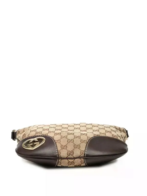 Gucci 2000-2015 Gg Canvas Lovely Crossbody Bag - Brown