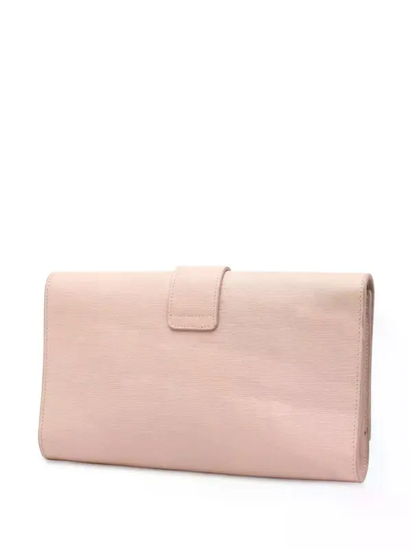Saint Laurent 2013-2025 Textured Leather Chyc Ligne Clutch