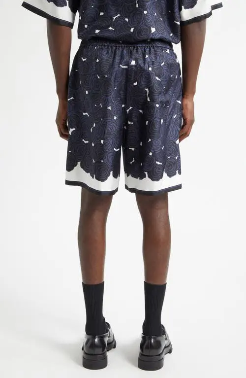 Givenchy Floral Silk Shorts