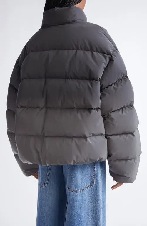 Alexander Wang Reflective Gradient Puffer Jacket - Silver/black