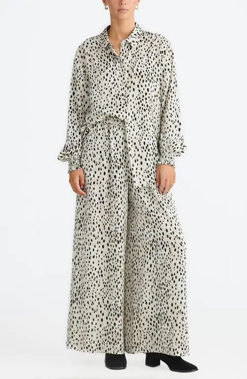 BRAVE+TRUE Liza Print Wide Leg Pants