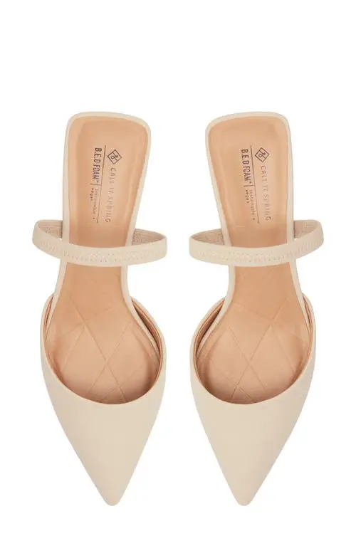 CALL IT SPRING BY ALDO Pointed Toe Mule With Heel - Bone
