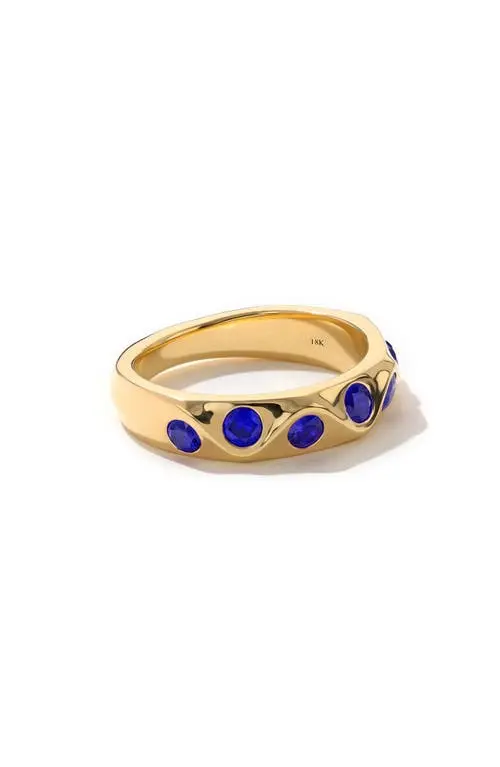 MARK HENRY Sculpted Wave Gemstone Fine Ring - Sapphire
