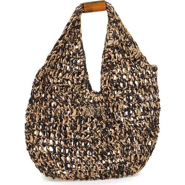 L*Space Faye Raffia Shoulder Bag