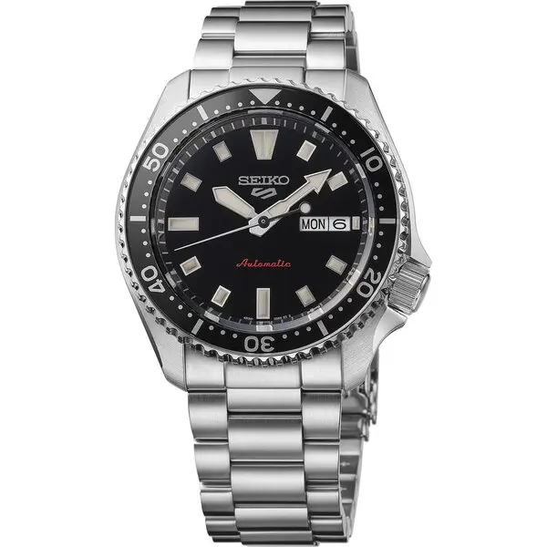 SEIKO WATCHES 5 Sports Bracelet Watch - Black
