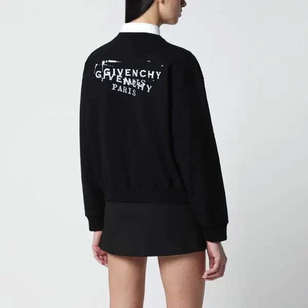 Givenchy Brushed Cotton Sweatshirt With Logo