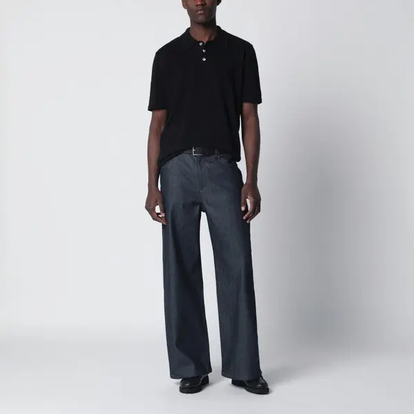A.p.c. Cotton Knit Polo Shirt