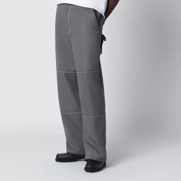 AMI Paris Wool Canvas Workwear Trousers