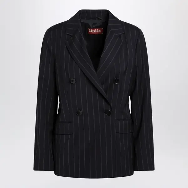Max Mara Pinstripe Virgin Wool Jacket