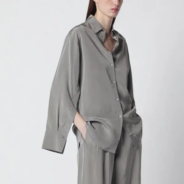 RÓHE Striped Oversized Shirt
