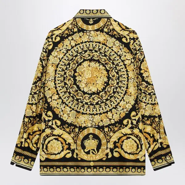 Versace Printed Silk Twill Shirt - Multicolor