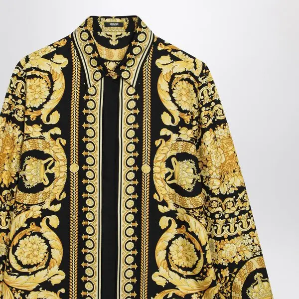 Versace Printed Silk Twill Shirt - Multicolor