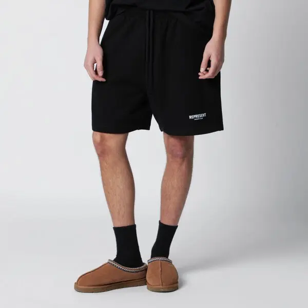 REPRESENT Cotton Shorts With Logo