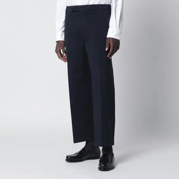 Thom Browne Cotton Trousers - Blue
