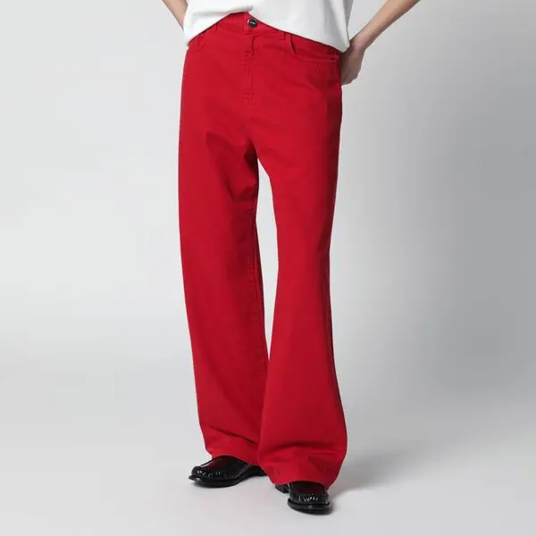 RÓHE Cotton Wide Leg Trousers