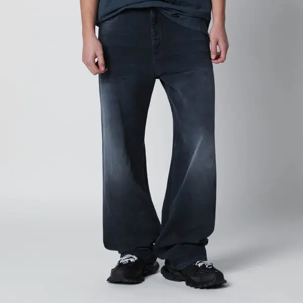 Balenciaga Wide-leg Jeans - Blue
