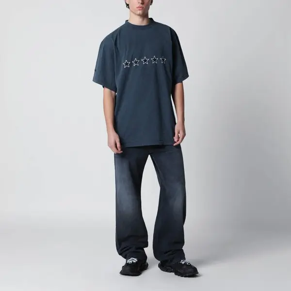 Balenciaga Wide-leg Jeans - Blue