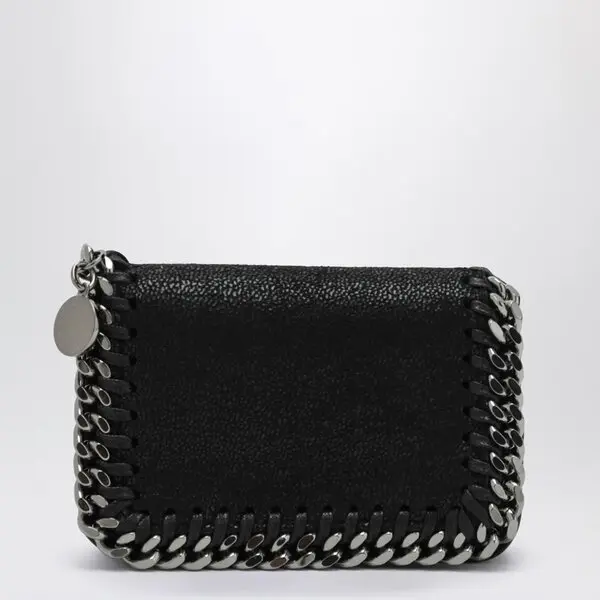 Stella McCartney Falabella Flap Card Holder - Black