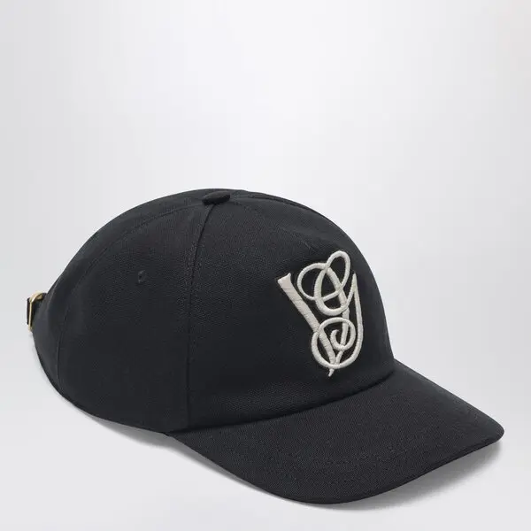 Valentino Garavani Cotton Baseball Cap With Embroidered Detail