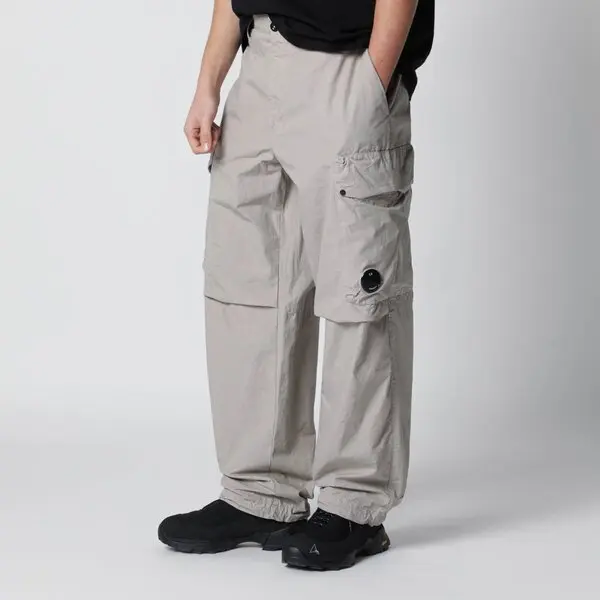 C.P. COMPANY Cotton Cargo Trousers - Grey