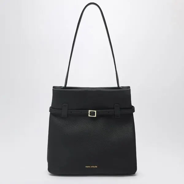 Manu Atelier Mini Tote Du Jour Bag - Black