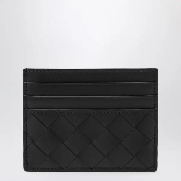 Bottega Veneta Intrecciato Card Holder - Black