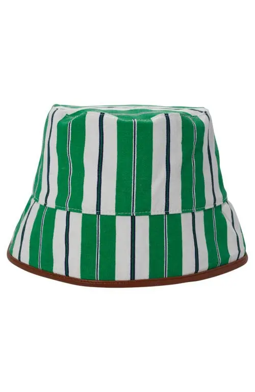 Ralph Lauren Stripe Canvas Bucket Hat