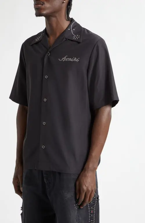 Amiri Studded Camp Shirt
