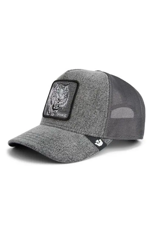 GOORIN BROS Savage Denim Trucker Hat - Gray Denim