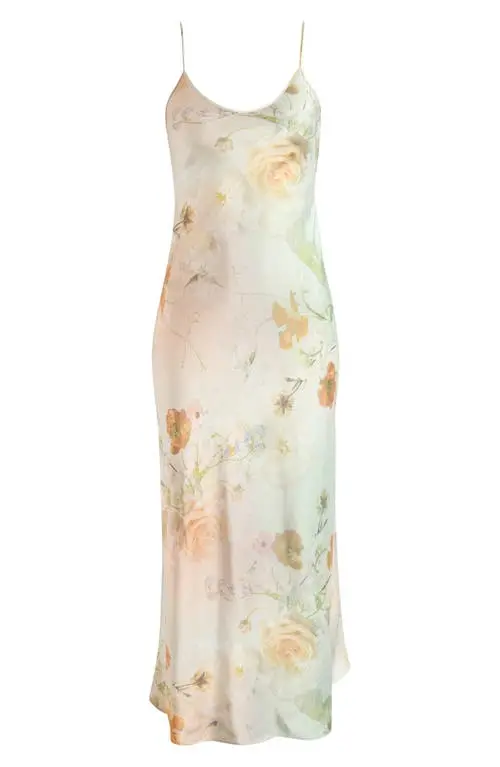 ALLSAINTS Bryony Satin Slipdress - Haze Blush Pink