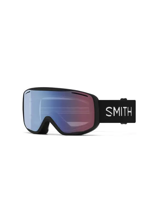 SMITH Rally Cylindrical Carbonic-x Small Frame Snow Goggles - Black/blue Sensor Mirror