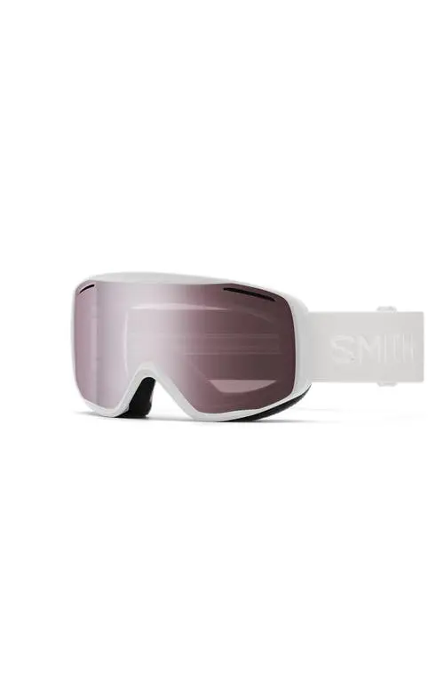SMITH Rally Cylindrical Carbonic-x Small Frame Snow Goggles - White/ignitor Mirror