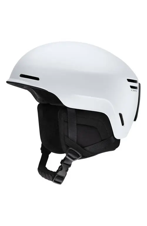 SMITH Method Snow Helmet Round Contour Fit - Matte White